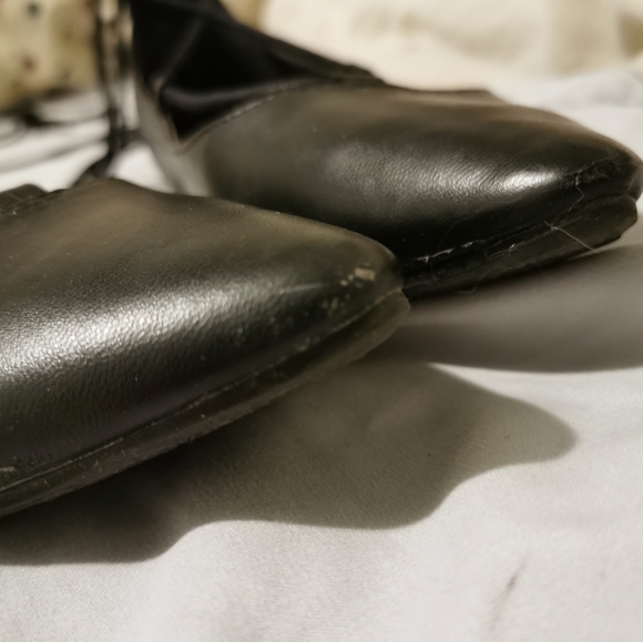Brash | Shoes | Brash Lace Up Black Flats Ballerina Style Size 8 | Poshmark